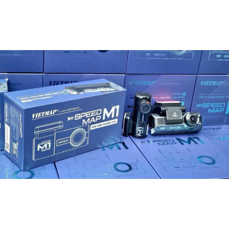 Camera hành trình VIETMAP SPEED M1 ghi hình trước sau - Cảnh báo giao ...