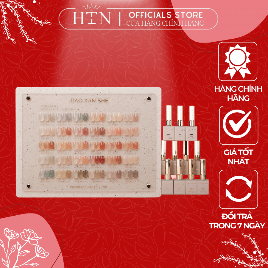 [Mã COSBAUH3 giảm 8% đơn 300K] Set sơn gel tông nâu Jiao Yan She chính ...