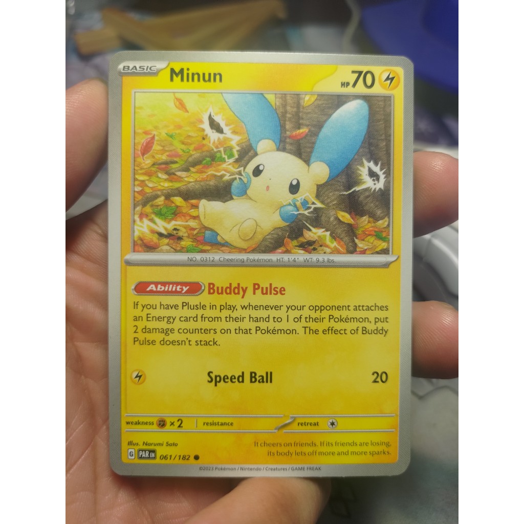 [KW2 Pokemon] [EN] Thẻ Pokemon Minun - 061/182 - Common – PAREN ...