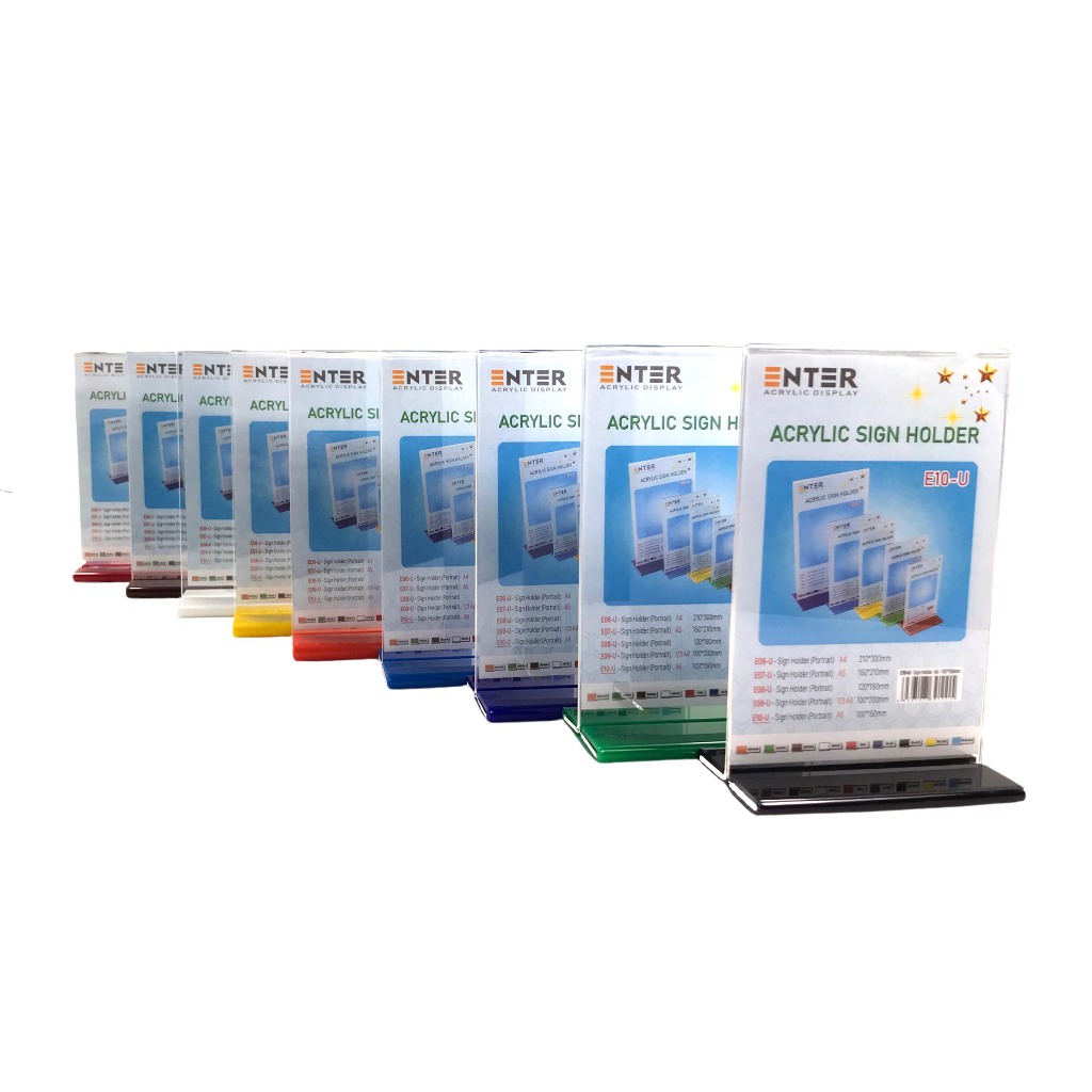 Kệ menu nhà hàng, Standee mica để bàn, Bảng quét mã QR Code, Kệ mica 2 ...