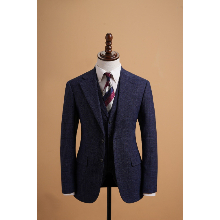 BO VEST THE TUXEDO ADAM XANH KẺ ĐEN BV350 | Shopee Việt Nam