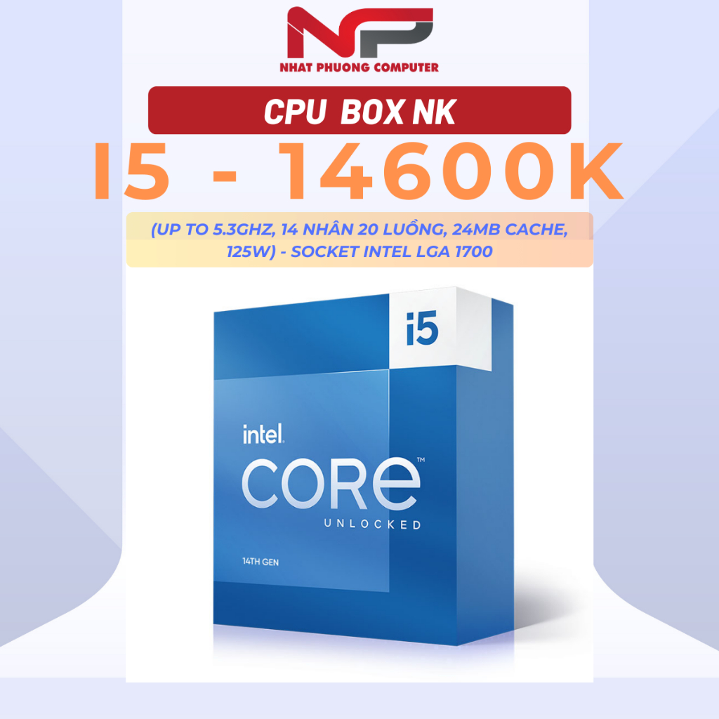 Bộ vi xử lý CPU Intel Core i7 14700K - i5 14600K - I9 14900K Full Box ...