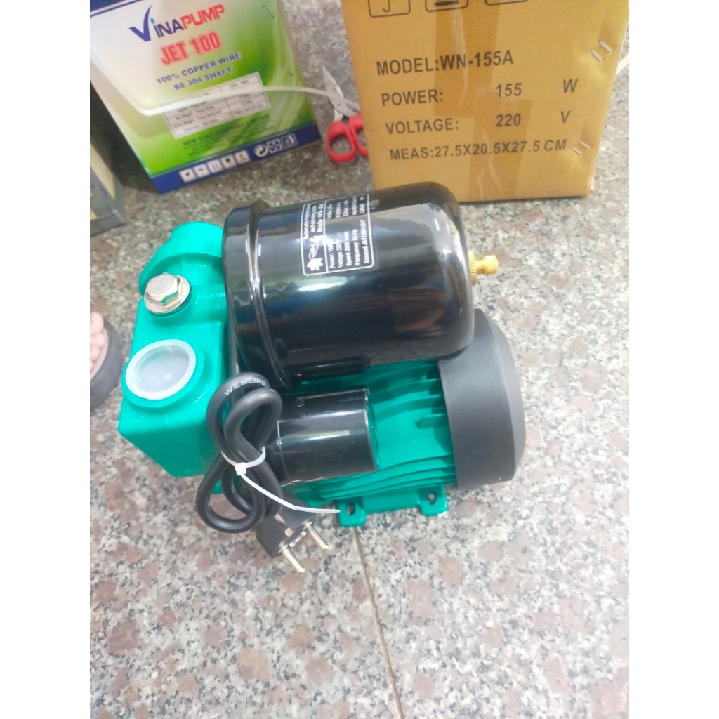 Máy bơm nước tăng áp tự động mini Wini 100W và 155W - Bảo hành 1 năm ...