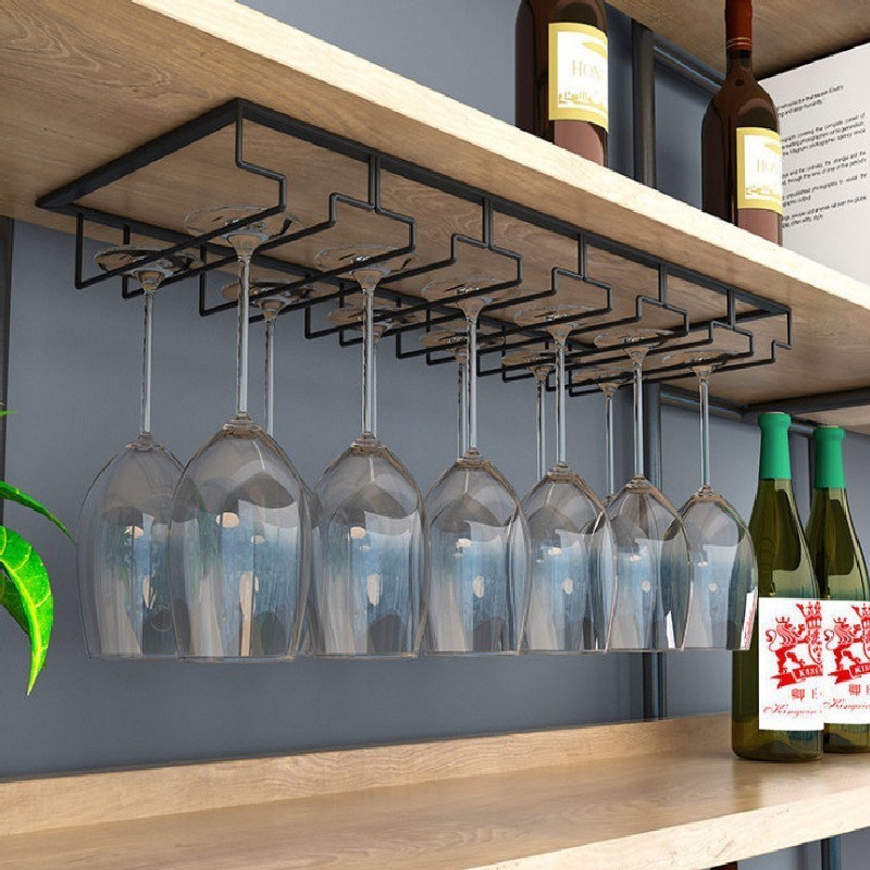 Giá treo ly rượu vang, kệ treo ly gắn tủ 7 hàng KT 700x225mm | Shopee Việt Nam