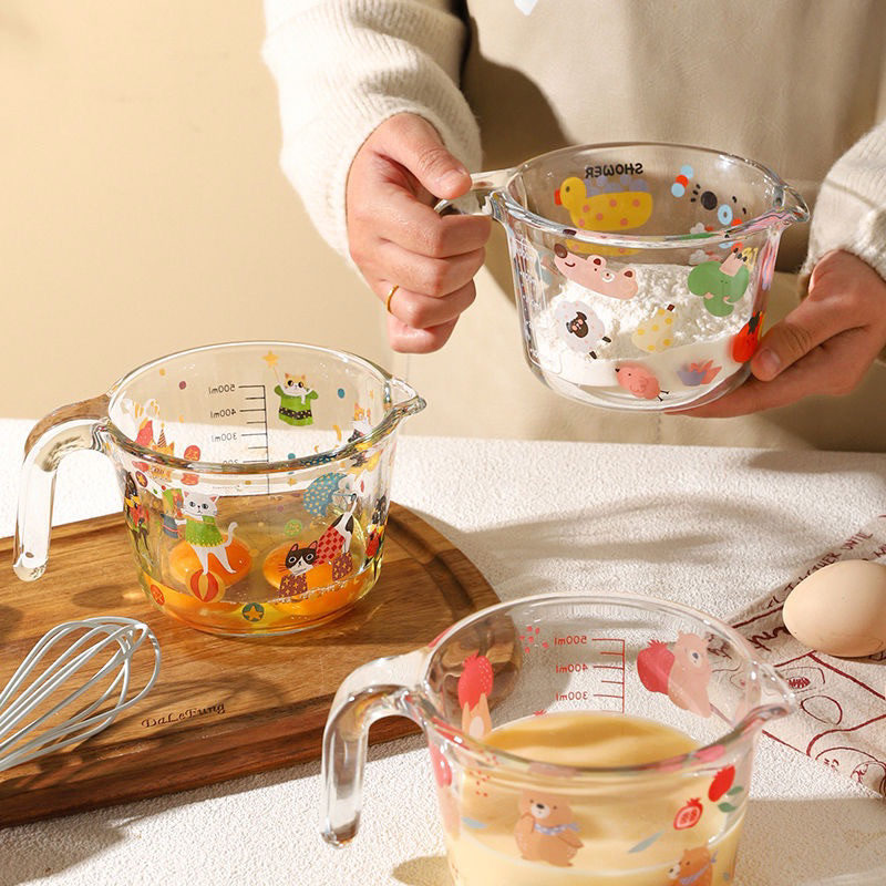 Cốc thủy tinh chia độ đo lường thực phẩm cho nhà bếp B72 | Shopee Việt Nam
