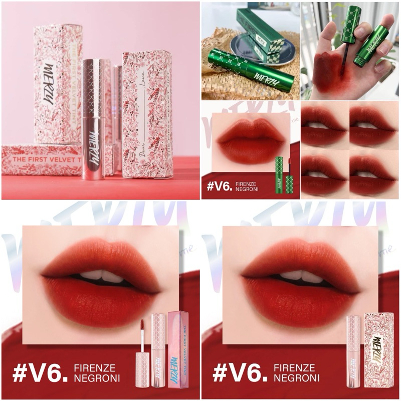 💚💄Son Kem Merzy V6 Classsic Green Xanh Lá 💚💃🏻 | Shopee Việt Nam