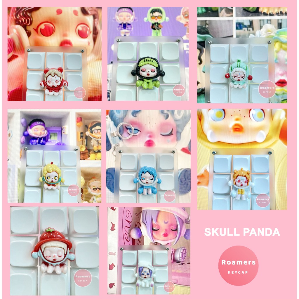 Keycap Skull Panda Hàng Hiếm Siêu HOT Nút Bàn Phím Cơ | Shopee Việt Nam
