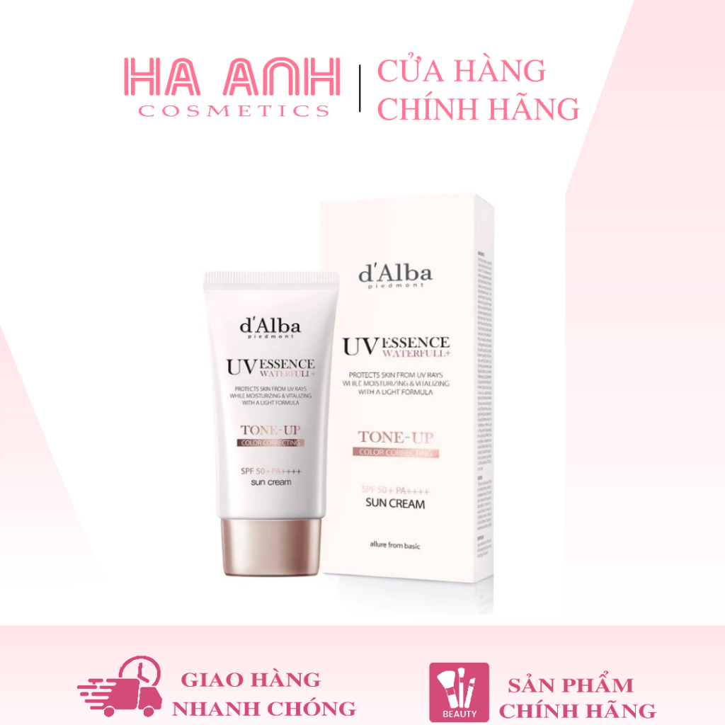 Kem Chống Nắng d’Alba KCN UV Essence Tone-Up 50ml | Shopee Việt Nam