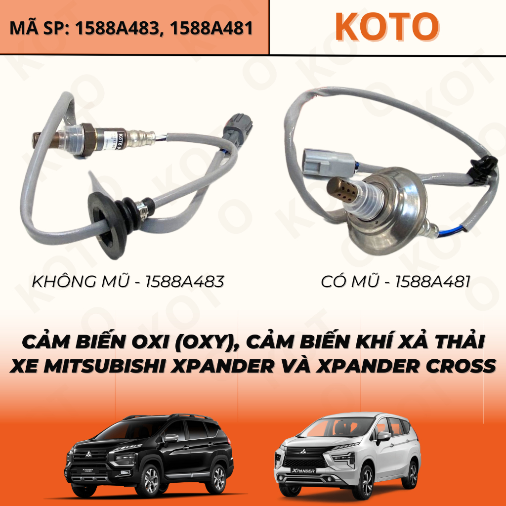 Cảm biến oxi (oxy), cảm biến khí xả thải của dòng xe Mitsubishi Xpander ...