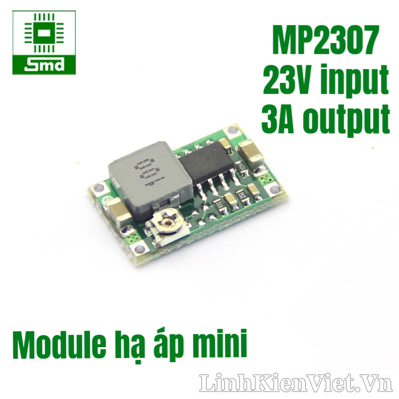 Mạch Hạ áp mini MP2307 3A 360 DC-DC 4.5-28V module Buck điều chỉnh điện ...
