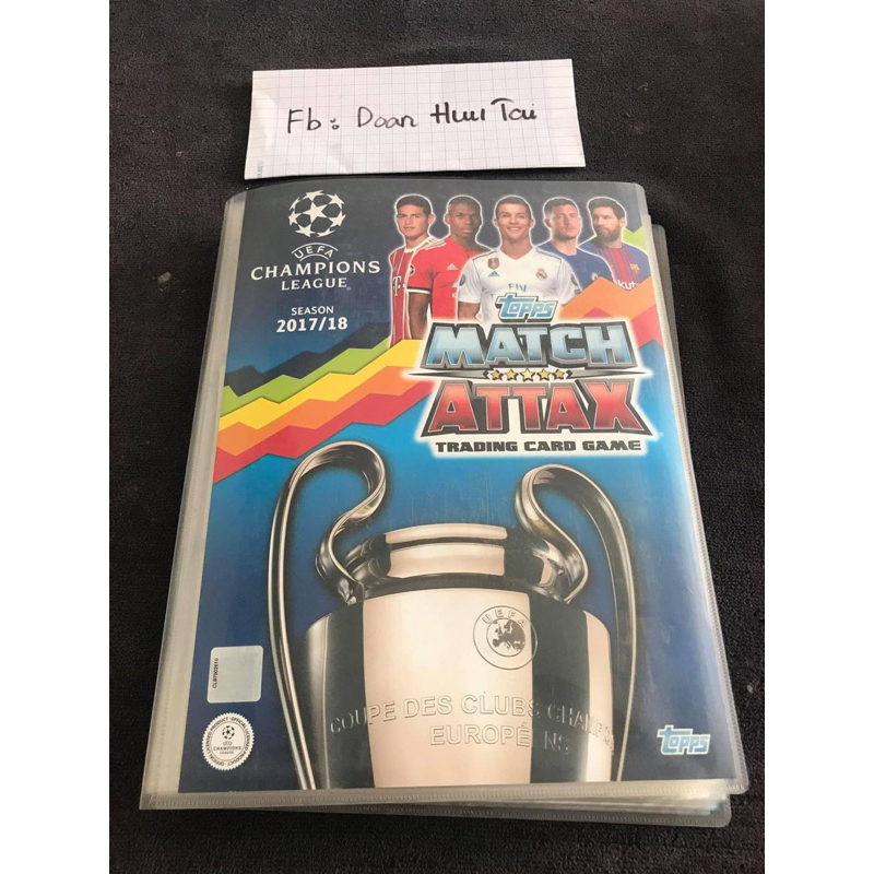 [ Full Album ] Match Attax Champione League 2017/18 17/18 ( Đã Sưu Tập ...