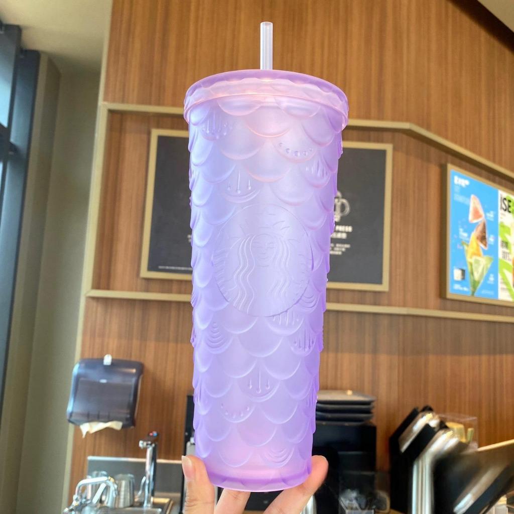 Ly giữ nhiệt Starbucks 710ml, bình nước nhựa 2 lớp kèm ống hút fullox ...