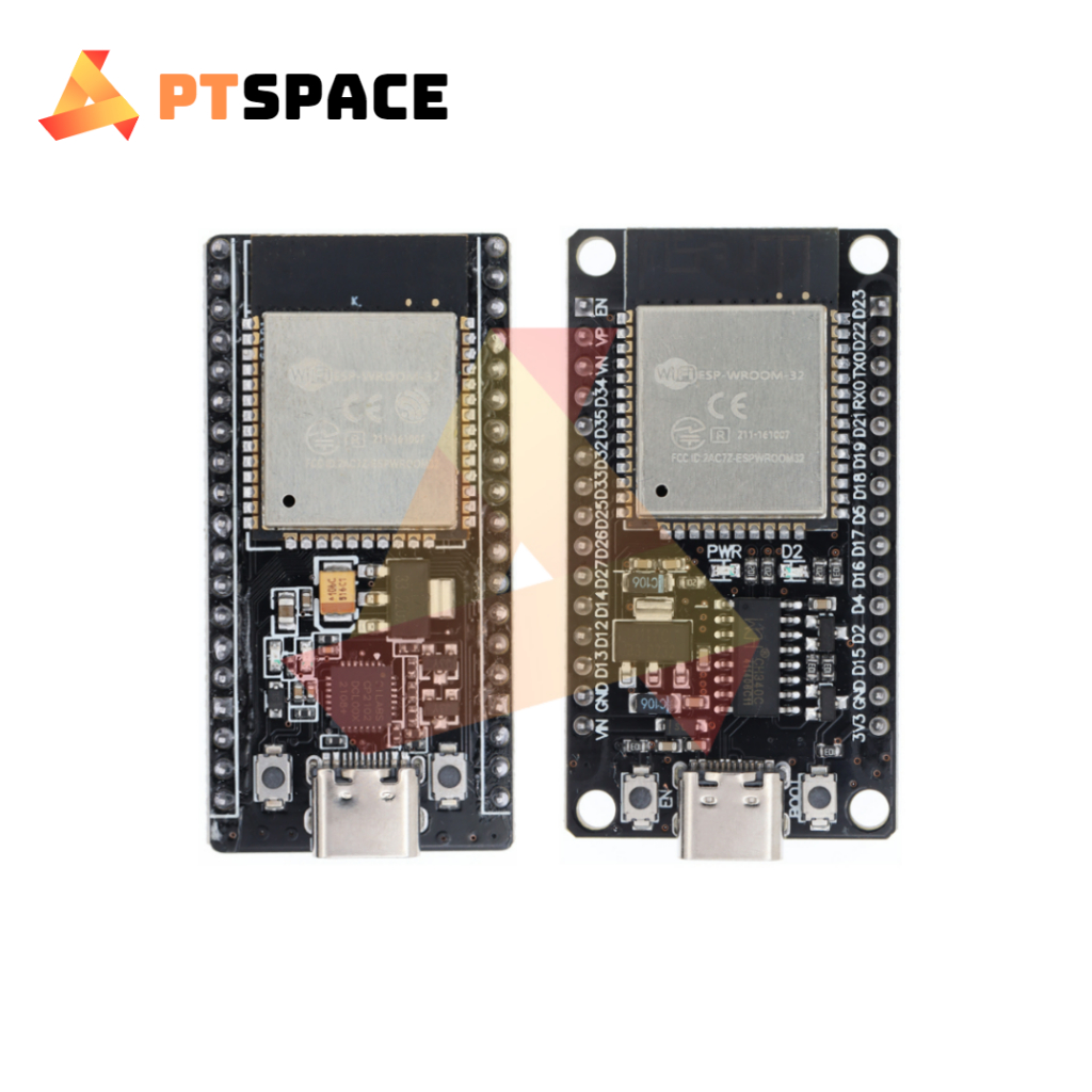 Bảng mạch phát triển ESP32-WROOM-32 TYPE C USB CH340C CP2102 WiFi ...