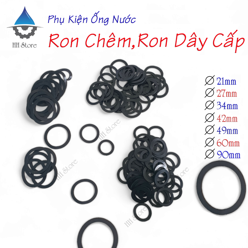 Ron Cao Su, Gioăng Cao Su, Long Đền Cao Su phi 21, 27, 34, 42, 49, 60 ...