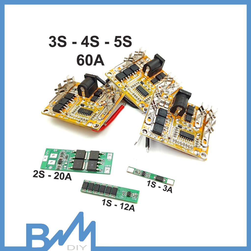 Mạch bảo vệ pin 18650 1S 2S 3S 4S 5S | Shopee Việt Nam