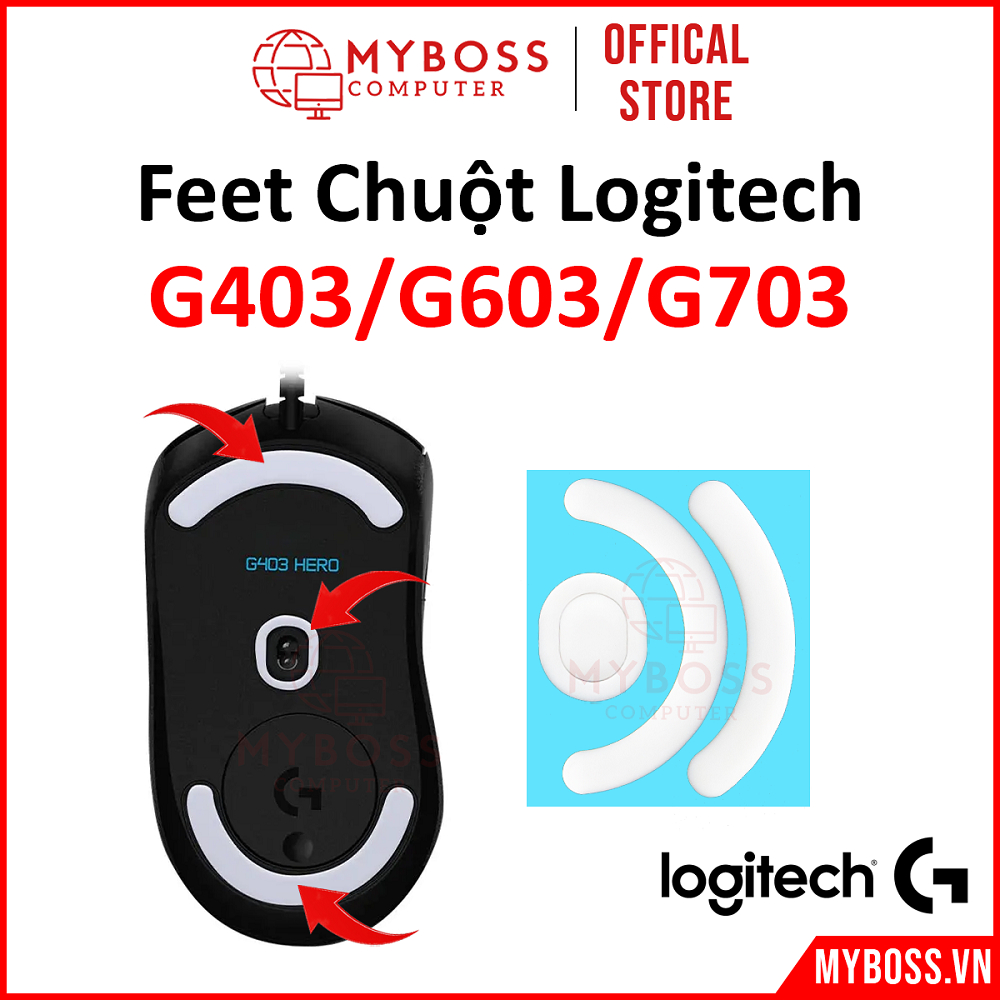 [SIÊU RẺ] Tấm Dán Mouse Feet Chuột Logitech G403/G603/G703 Cực Bền !! | Shopee Việt Nam