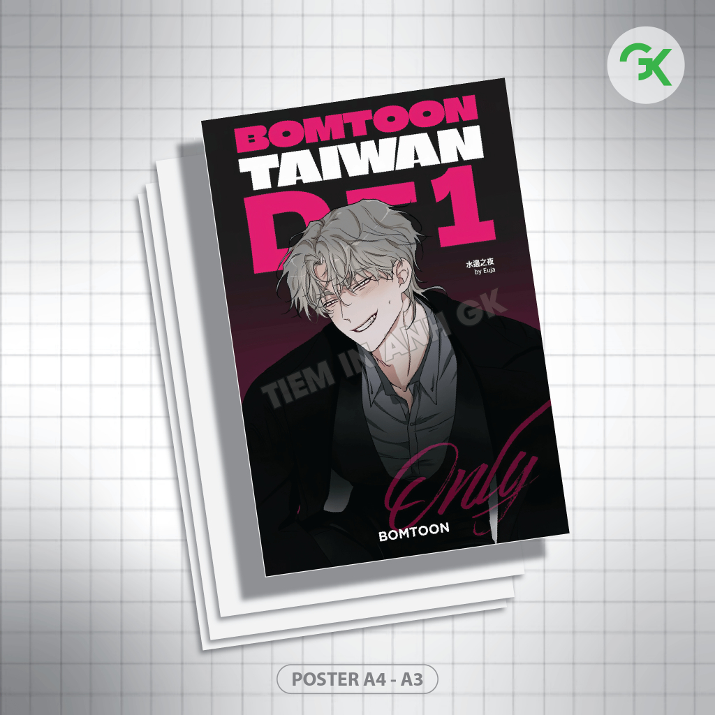 Poster BOMTOON Limited Manhwa BL | Shopee Việt Nam