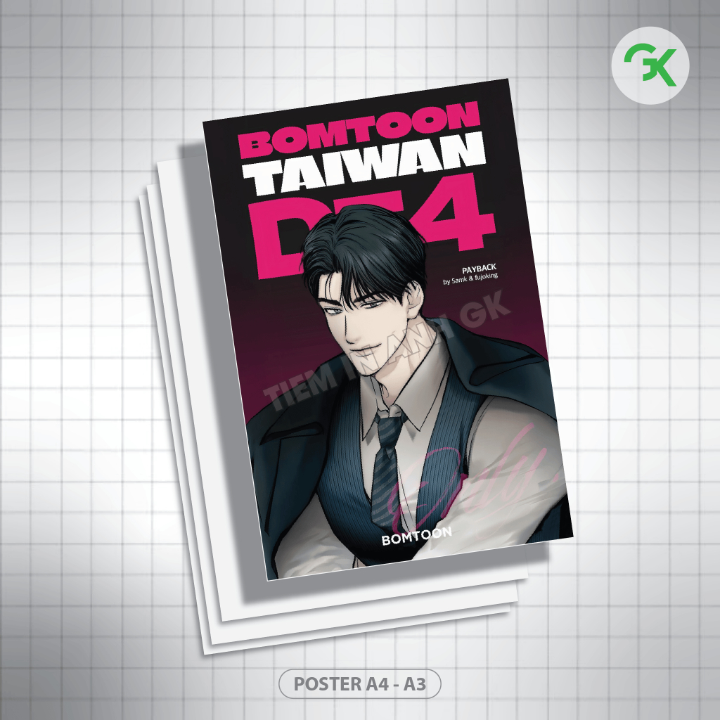 Poster BOMTOON Limited Manhwa BL | Shopee Việt Nam