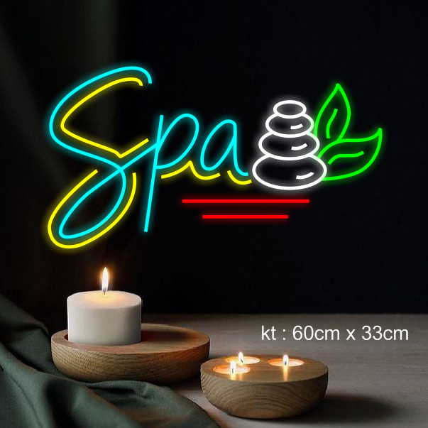 Đèn Neon Led SPA kích thước to - Trang trí tiệm SPA, nhà cửa- SẢN XUẤT ...