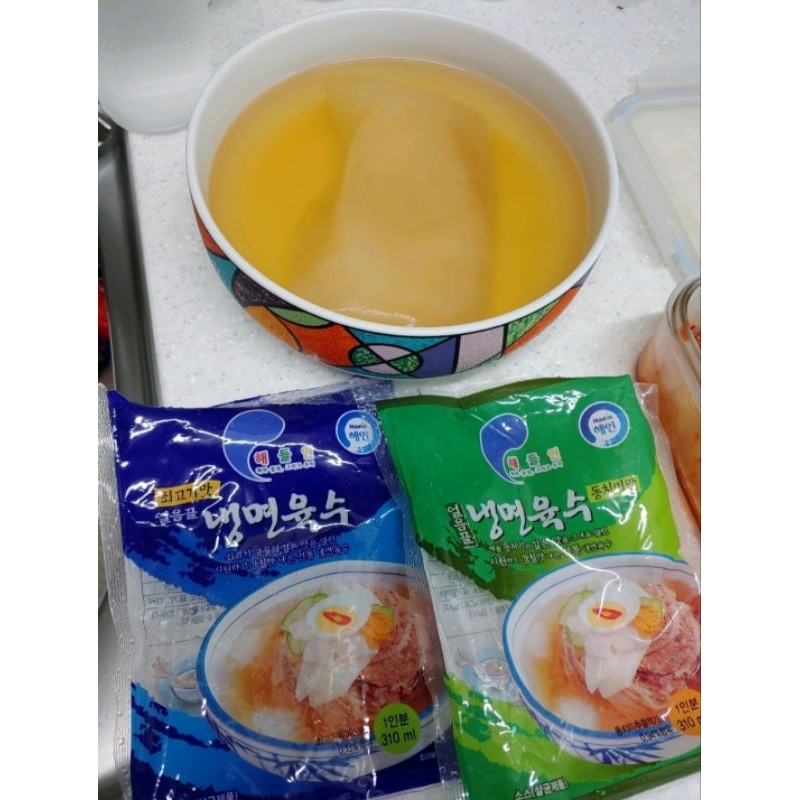 Nước dùng mì lạnh Hàn Quốc 310ml/얼음골 해들인 쇠고기맛 냉면육수310g | Shopee Việt Nam