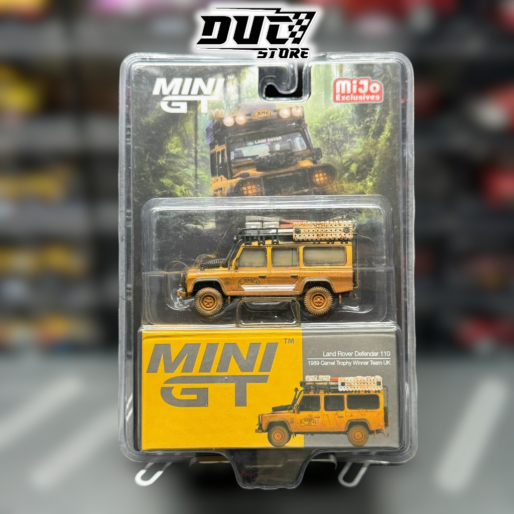 ducstore Xe mô hình MiniGT #221 Land Rover Defender 110 Team UK 1989 ...