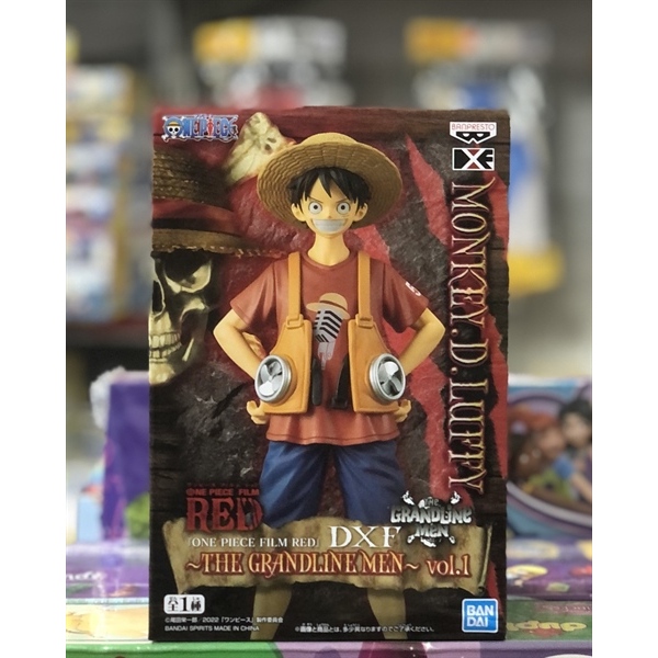 Mô hình One Piece Film RED Monkey D. Luffy DXF The Grandline Men Vol.1 Banpresto | Shopee Việt Nam