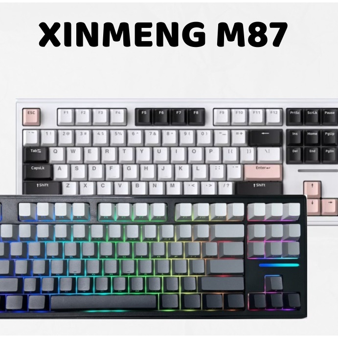 BÀN PHÍM CƠ XINMENG M87 MẠCH XUÔI LED RGB (Có led viền) | Shopee Việt Nam