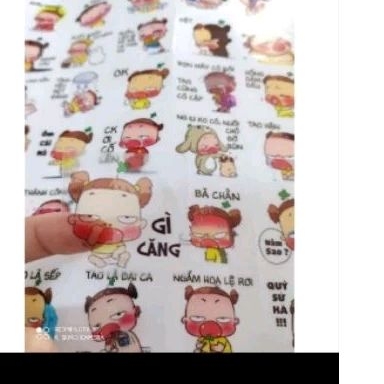 combo 50 Tem Dán Aka cute tem chống nước có keo Sẳn | Shopee Việt Nam
