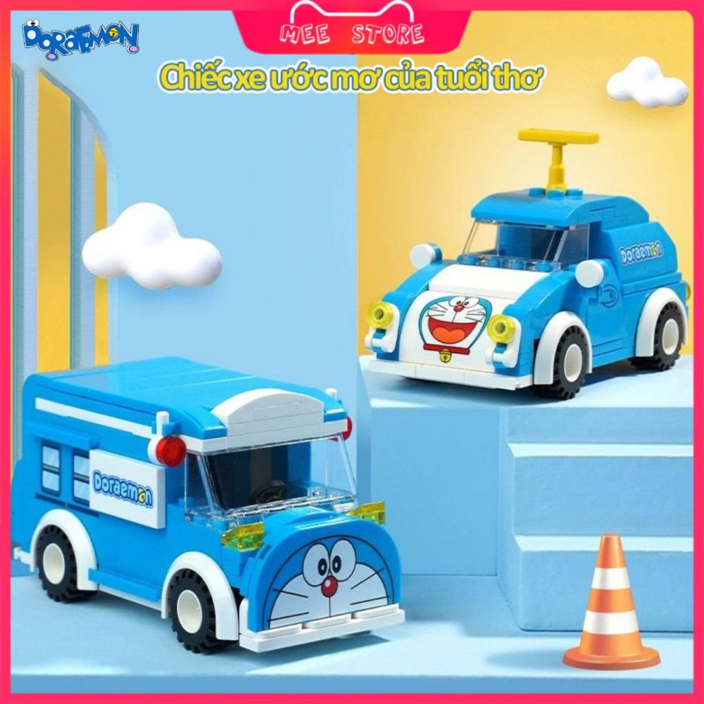 Bộ Đồ Chơi Lắp Ráp Doraemon - Xe Ô Tô Đồ Chơi Doraemon Keeppley Chính ...