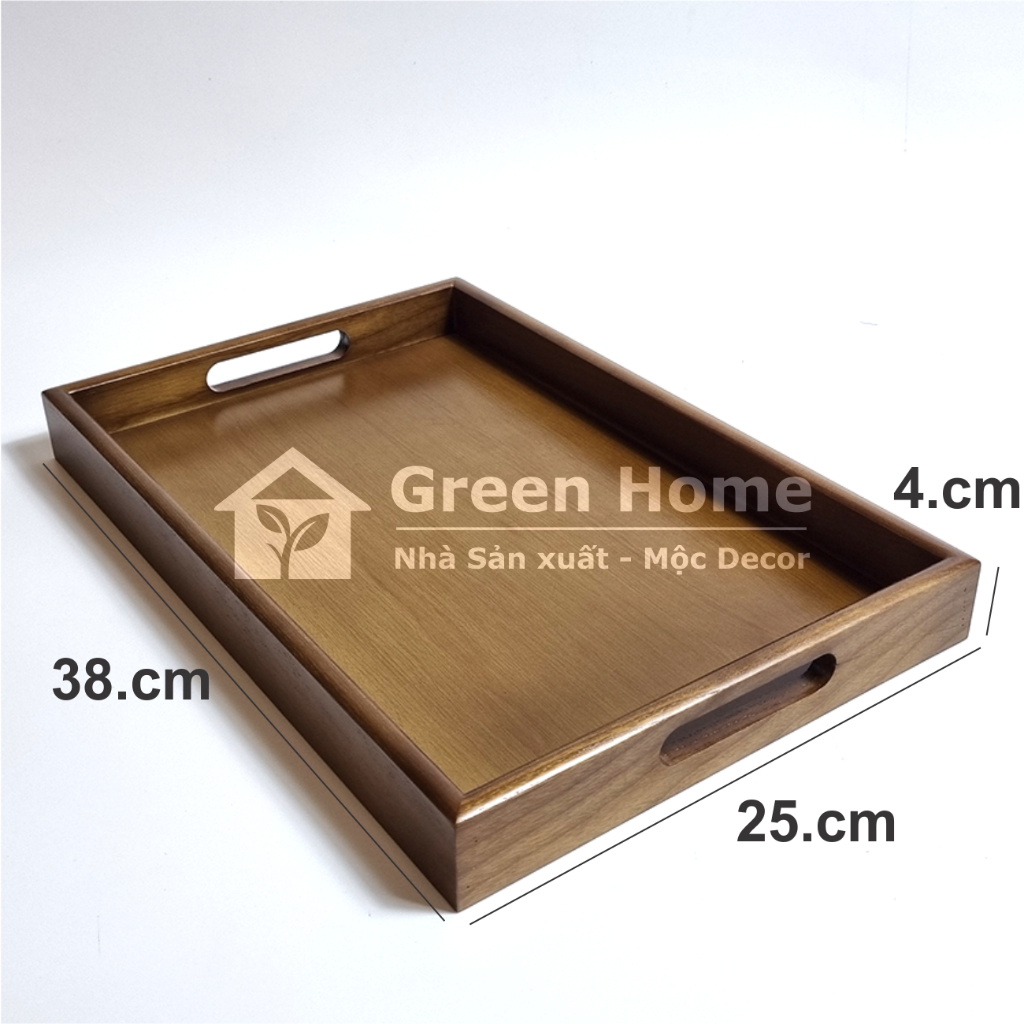 Khay Gỗ Sồi Cao Cấp, Khay Gỗ Dùng Để Đồ Ăn, Đồ Uống, Khay Trà Sử Dụng ...