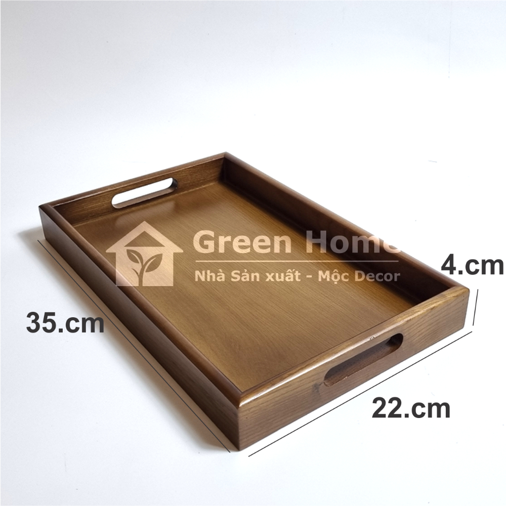 Khay Gỗ Sồi Cao Cấp, Khay Gỗ Dùng Để Đồ Ăn, Đồ Uống, Khay Trà Sử Dụng ...