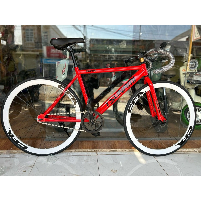Xe Đạp TSUNAMI Mới 100% Single Speed Sên Đậu | Shopee Việt Nam