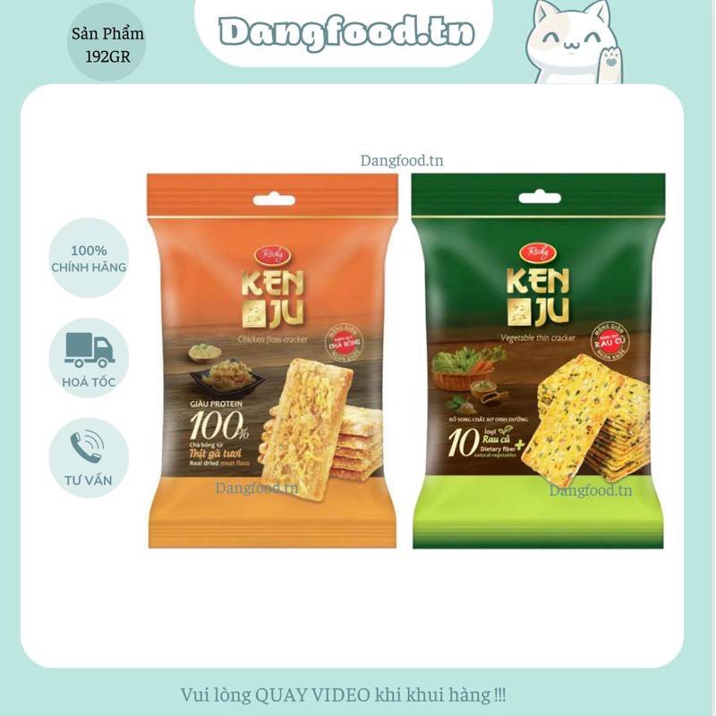 Bánh Quy Kenju Chà Bông Và Rau Củ 192gr - Sản Phẩm Chất Lượng Bởi 2 Vị Đặc Trưng - Cam Kết Hãng ...