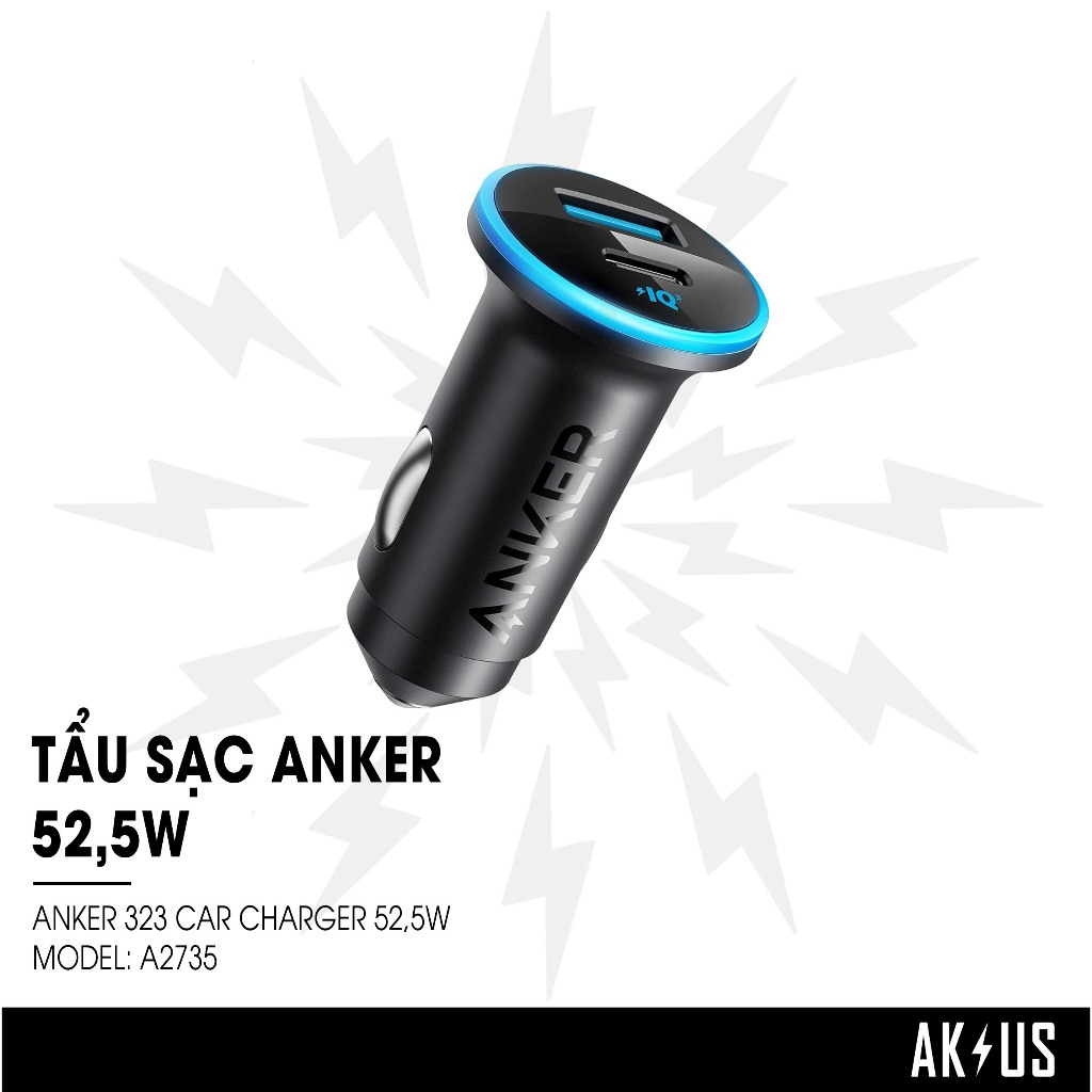 Củ Sạc Anker 323 Car Charger 52,5W - A2735 | Shopee Việt Nam