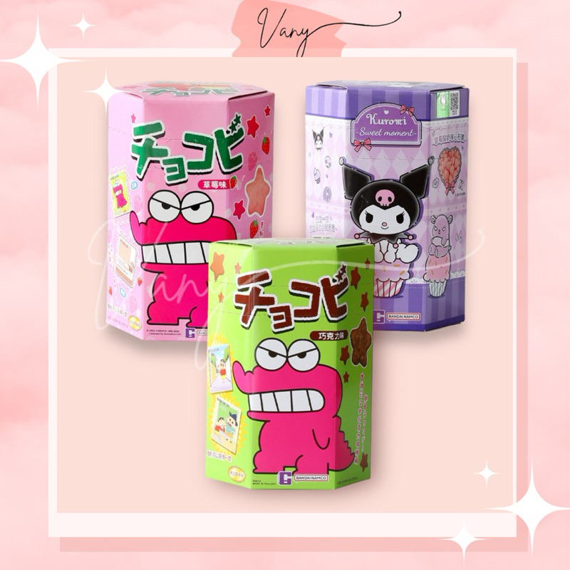 [Kèm Sticker] Bánh Chocobi Kuromi Crayon Shin Chan Cậu Bé Bút Chì Thỏ ...