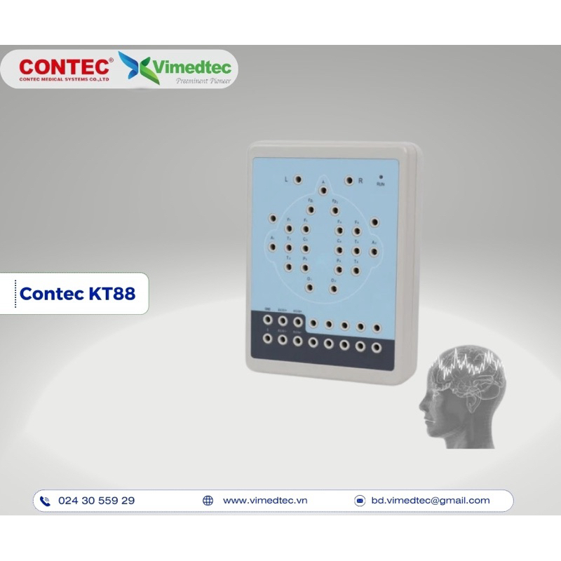 Contec KT88 - 2400 Máy điện não thiết bị y tế 10 loại BEAM và EEG chống ...