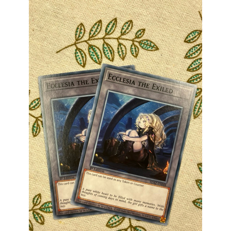 [LiLy_Yugioh] Lá bài Token - Ecclesia the Exiled - SDAZ-EN048 - Common ...