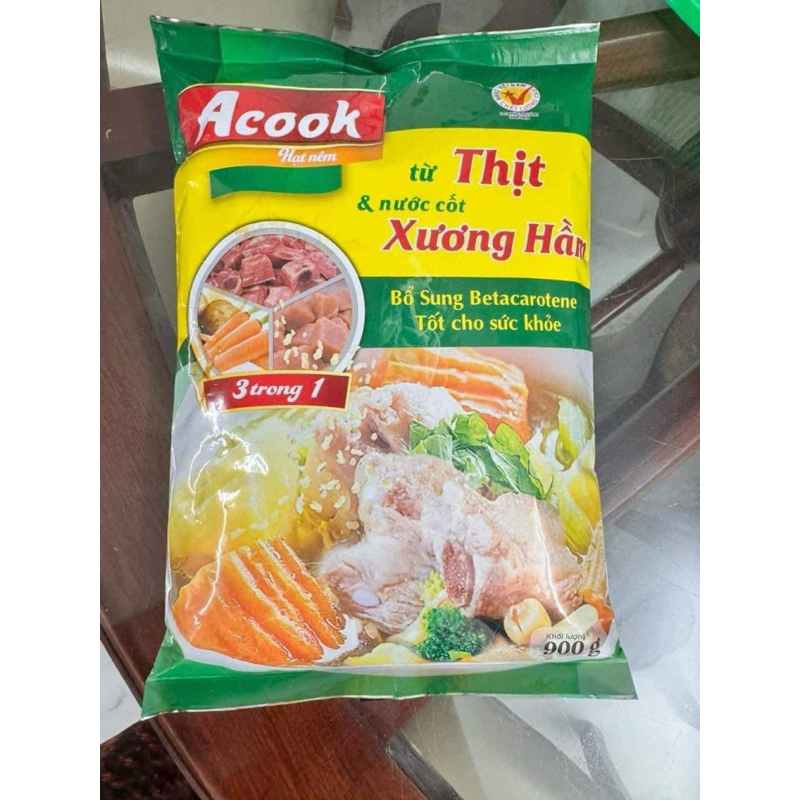 900gr hạt nêm acook xương hầm Date Xa | Shopee Việt Nam