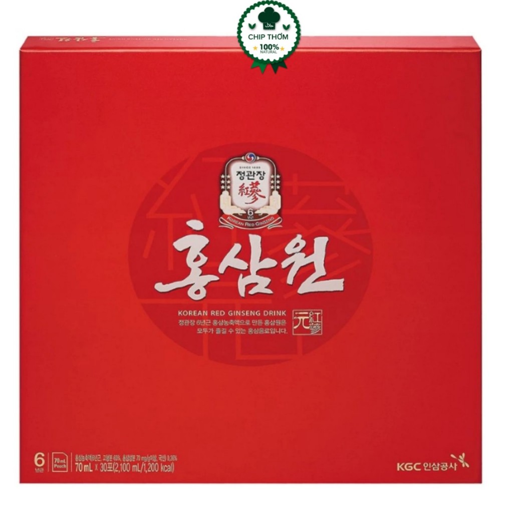 Nước Hồng Sâm Won KGC Cheong Kwan Jang 30 Gói x 70ml | Shopee Việt Nam