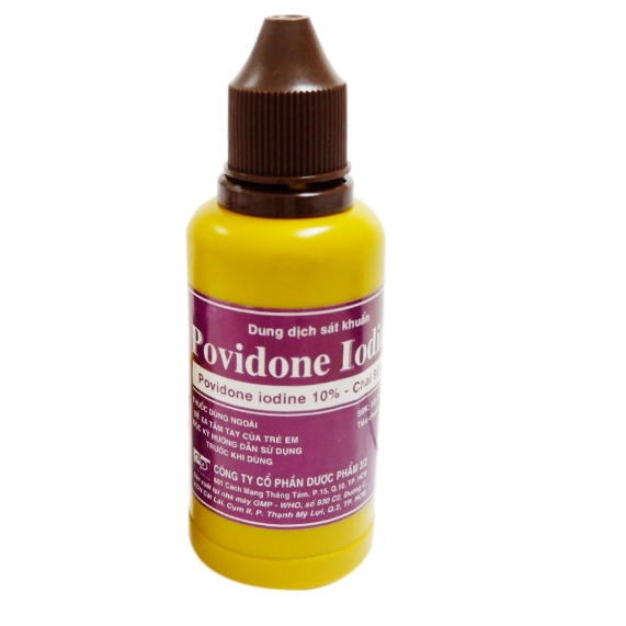 Povidine Iodine sát khuẩn chai 90ml | Shopee Việt Nam