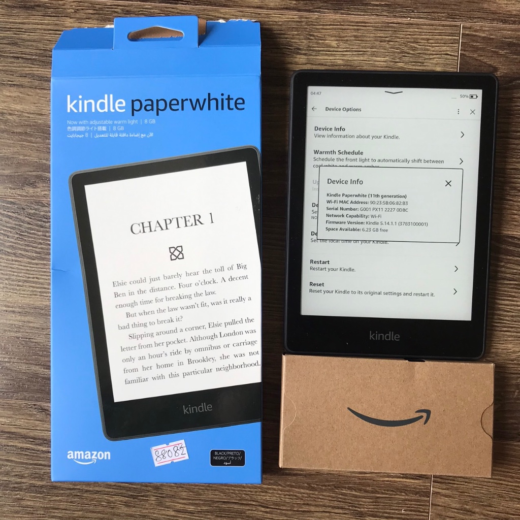 Máy Đọc Sách Kindle Paperwhite 11th (2022) 8g CODE 88082 | Shopee Việt Nam