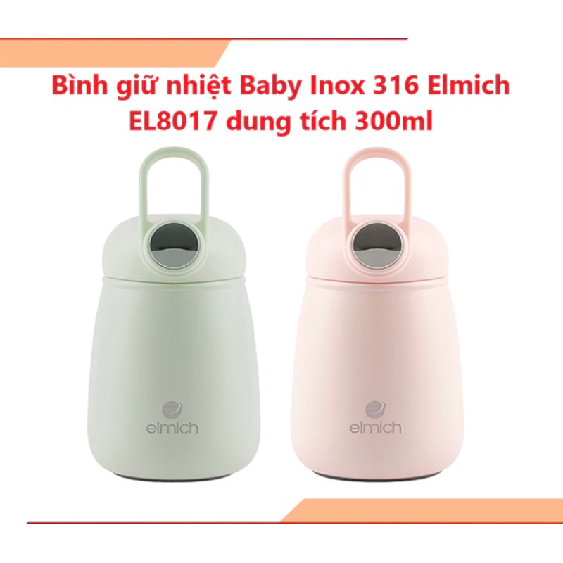 Bình giữ nhiệt Baby Inox 316 Elmich-EL8017 - 300ml | Shopee Việt Nam