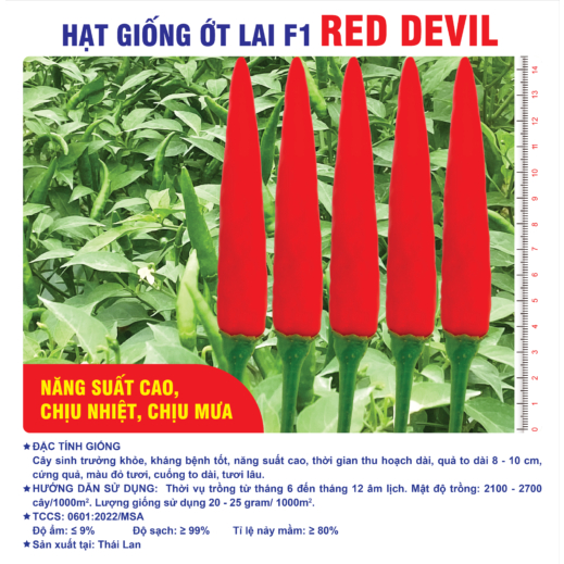 Hạt giống ớt lai F1 Red Devil Siêu sai | Shopee Việt Nam