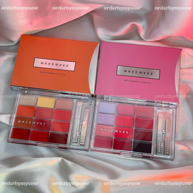 [WAKEMAKE] Bảng mix son bóng Soft Coloring Lip Palette | Shopee Việt Nam