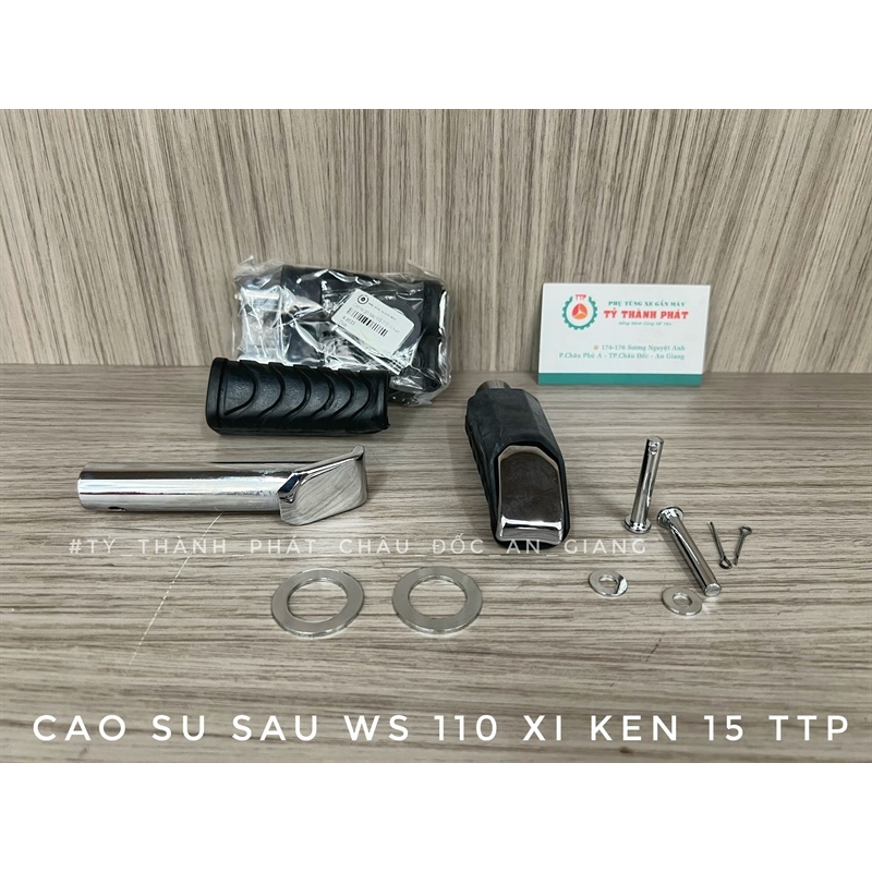 Cao su gác chân sau WS 110 , W A 110 , Fu 125 Xi Ken ( 1 Cặp ) | Shopee ...