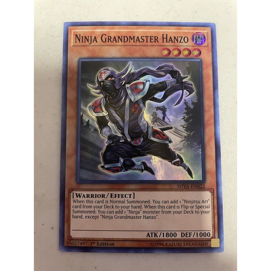 [ Dưa Hấu Yugioh ] Lá bài thẻ bài Ninja Grandmaster Hanzo - Super Rare ...