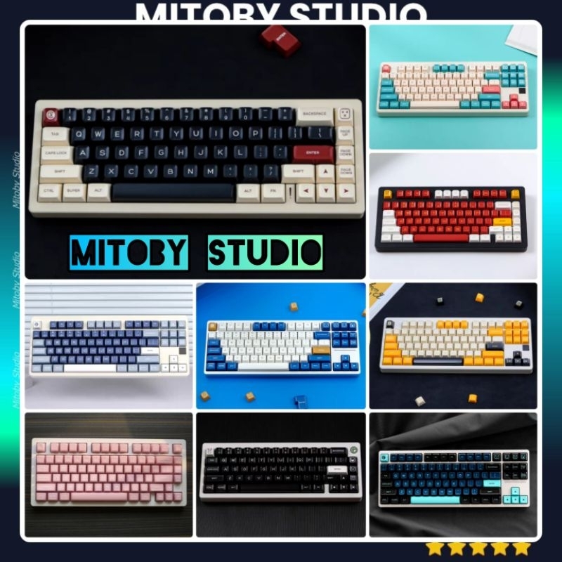 Keycap Sea Salt Lemon QXA Profile m bàn phím cơ Keycap Rome WoB Aifei ...