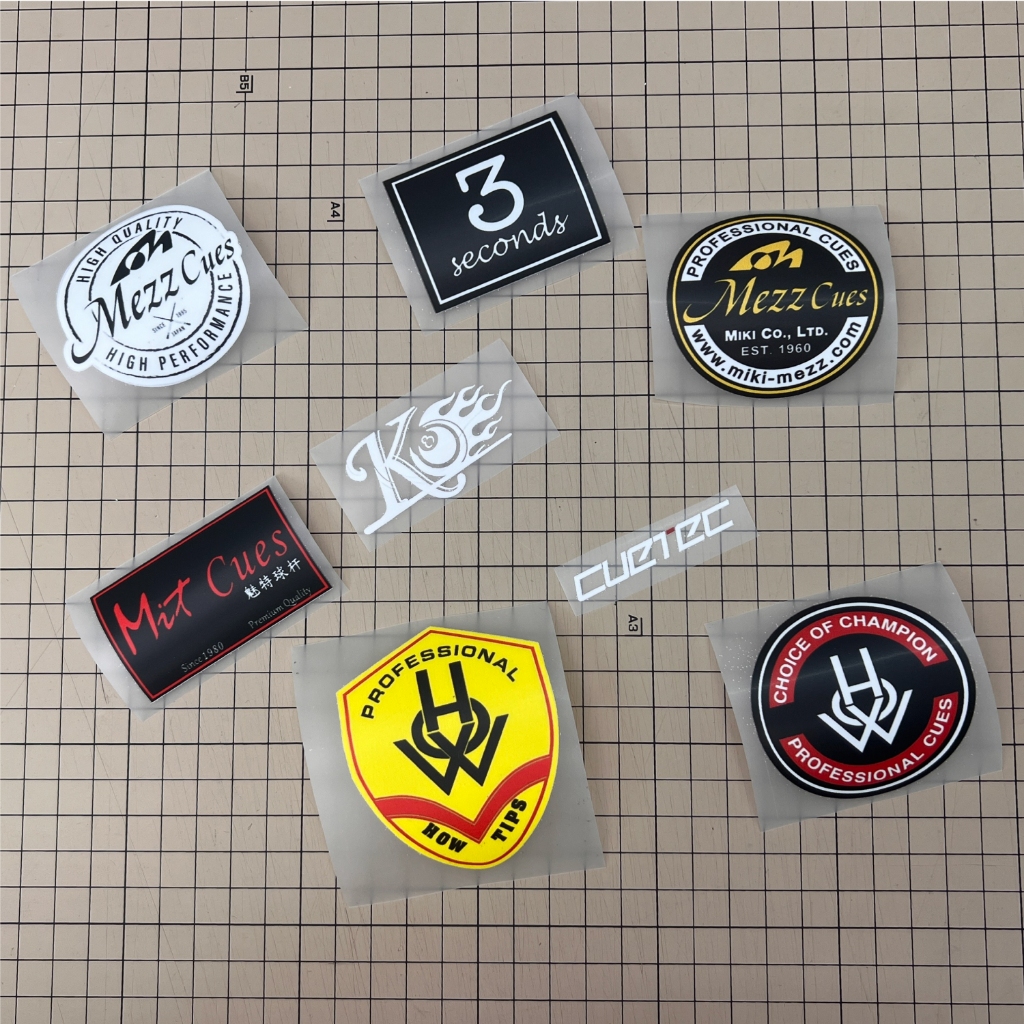 Sticker logo bida, billard IN CHUYỂN NHIỆT LÊN ÁO, VẢI họa tiết cực nét ...