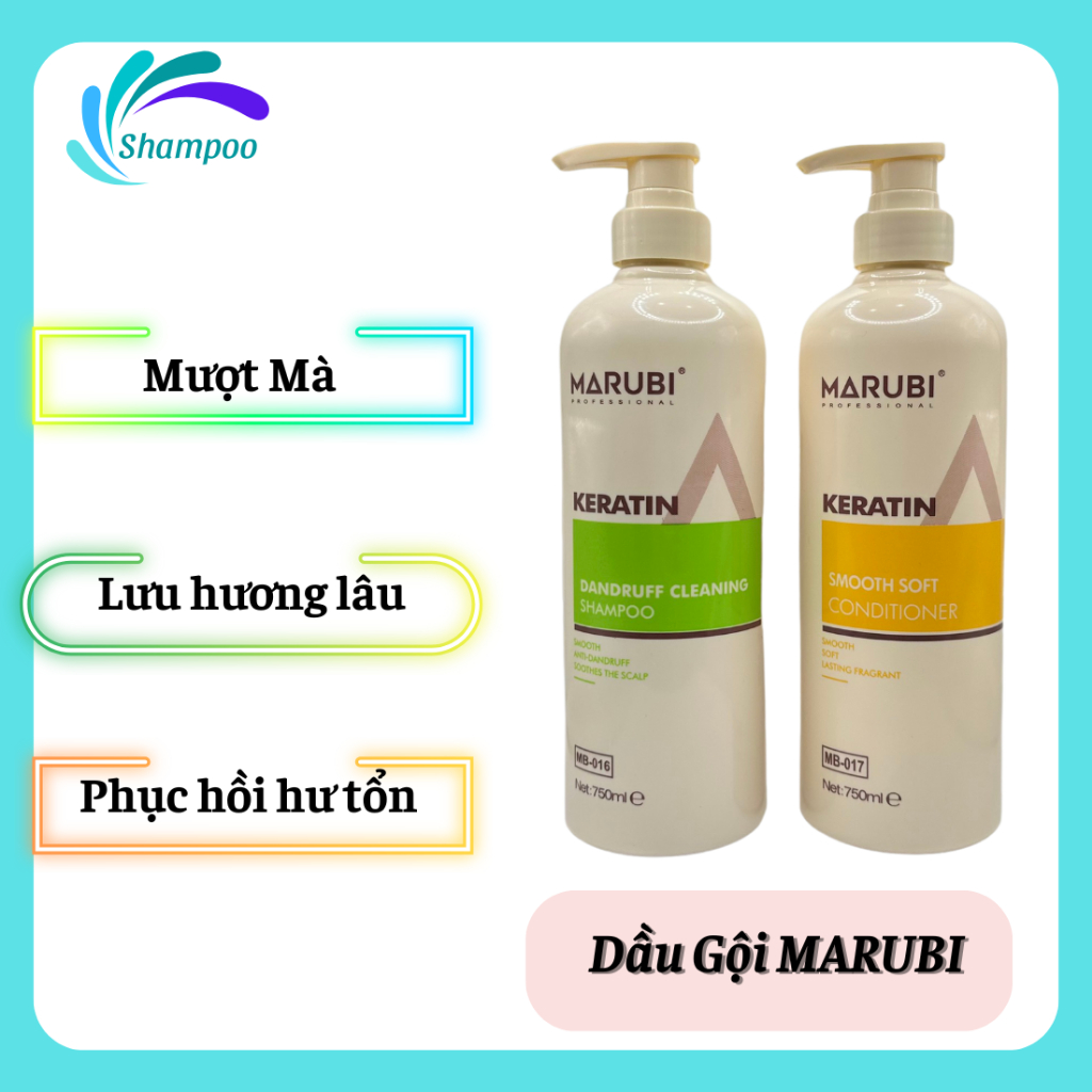 Dầu gội MARUBI 750ml chống gàu mềm mượt thơm mát Chính Hãng | Shopee Việt Nam