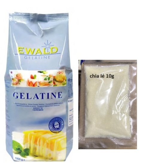 Bột Gelatine EWALD Đức chiaa lẻ 10g 20g | Shopee Việt Nam